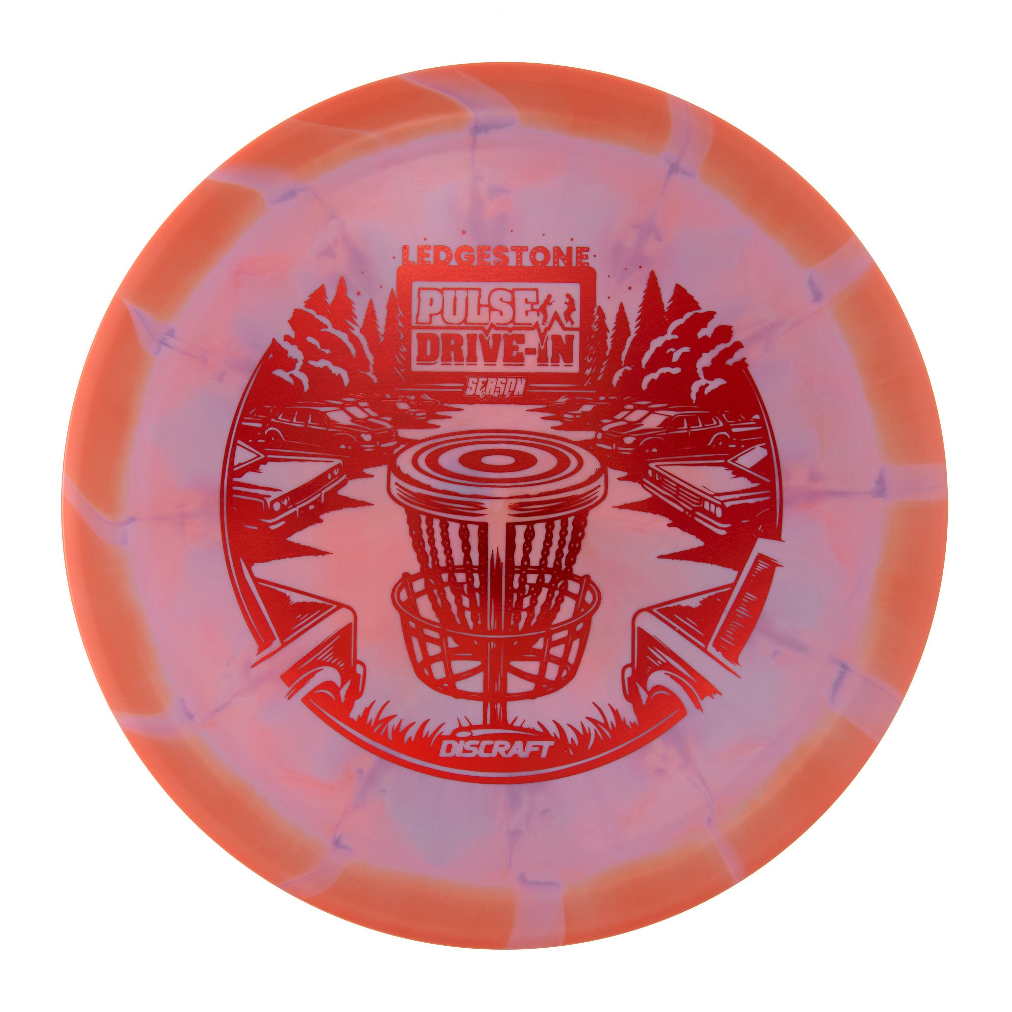 Discraft Pulse - 2024 Ledgestone Season One ESP Swirl 172g | Style 000 – Treemagnets Disc Golf
