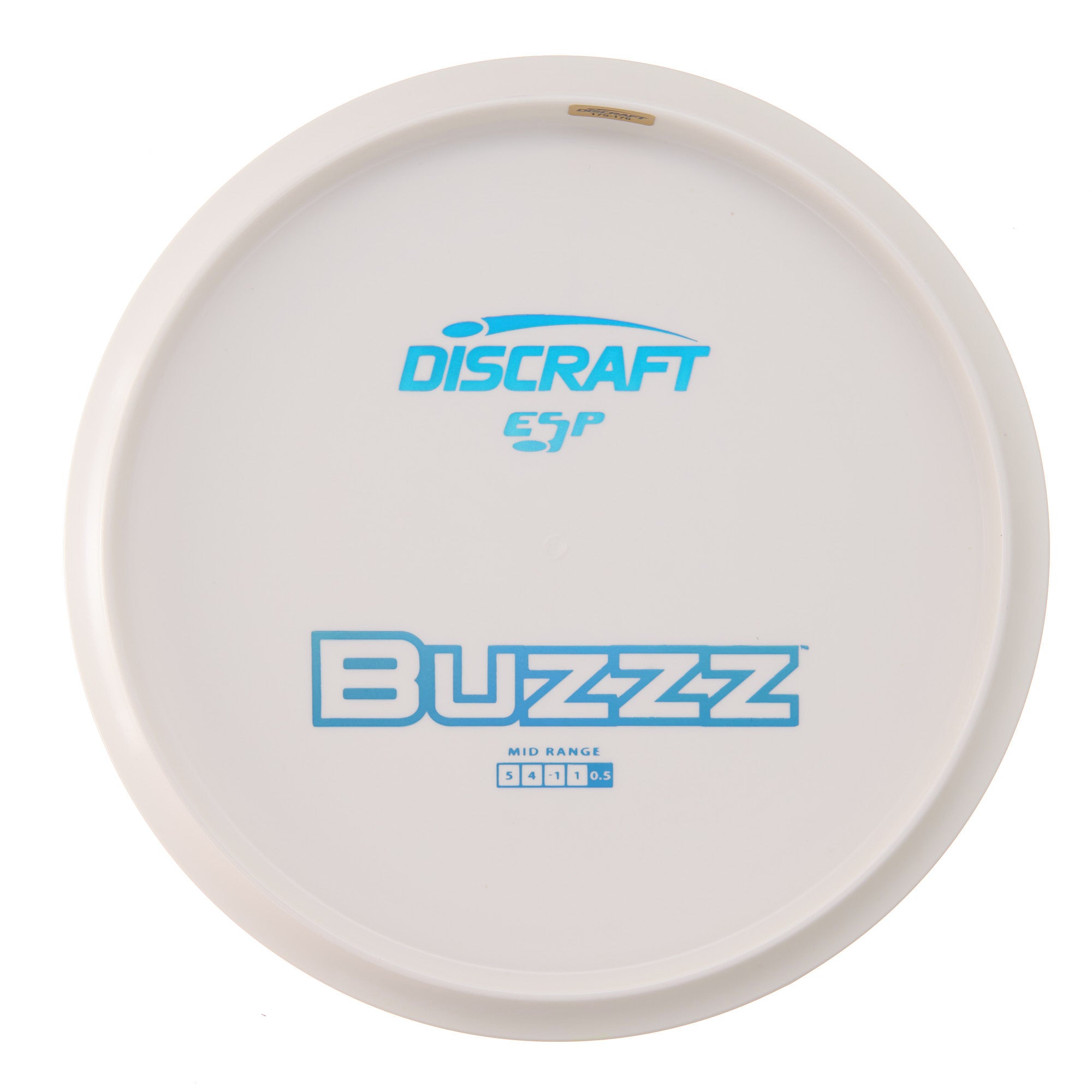 Bottom Stamp White ESP Buzzz – Treemagnets Disc Golf