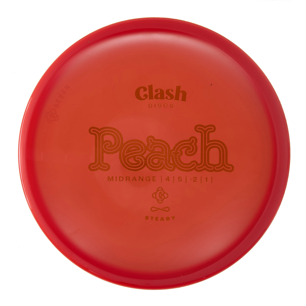 Clash Discs Peach - Steady 177g | Style 0003 – Treemagnets Disc Golf