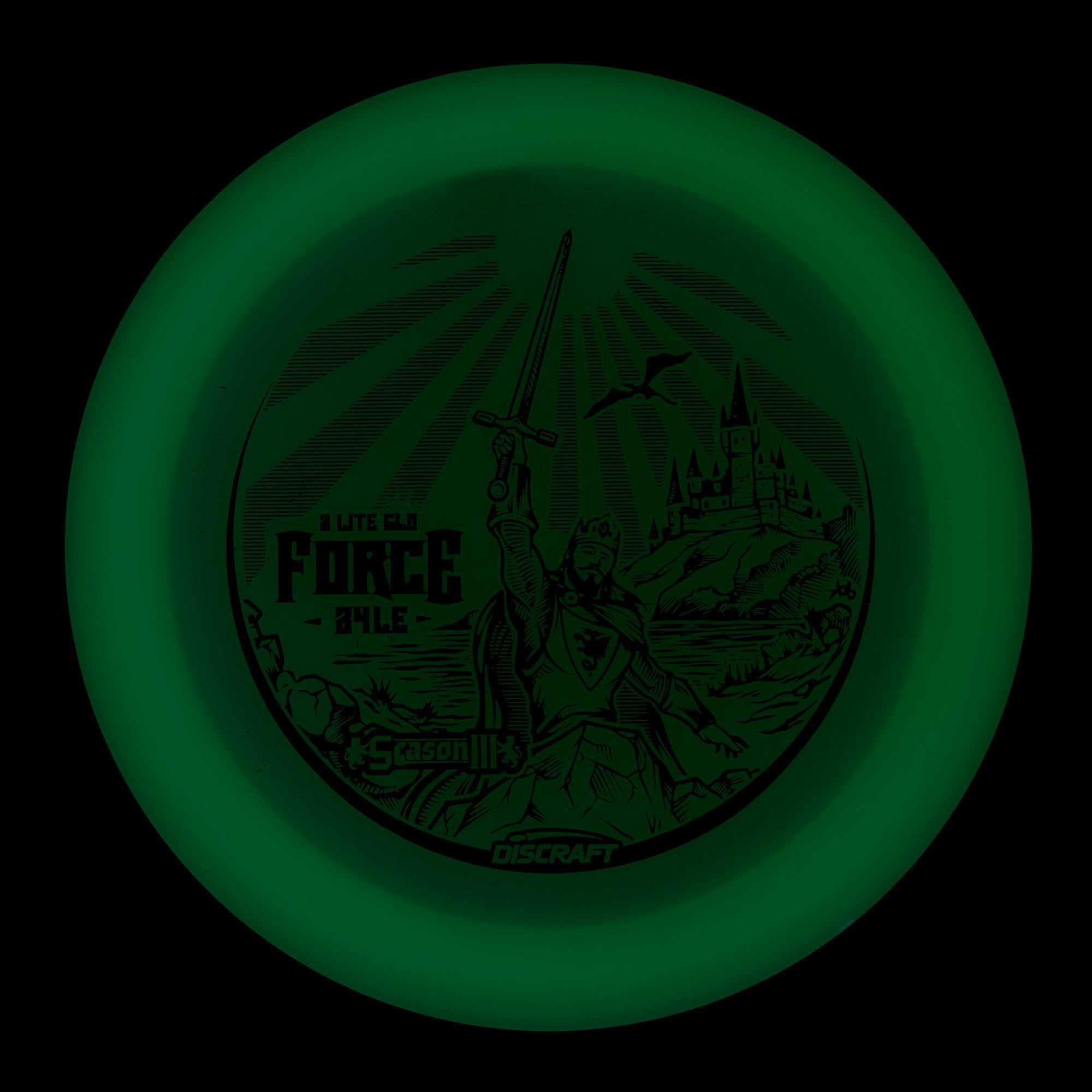 Discraft Force - Season 3 Ledgestone Z Lite Glo 168g | Style 0001 ...