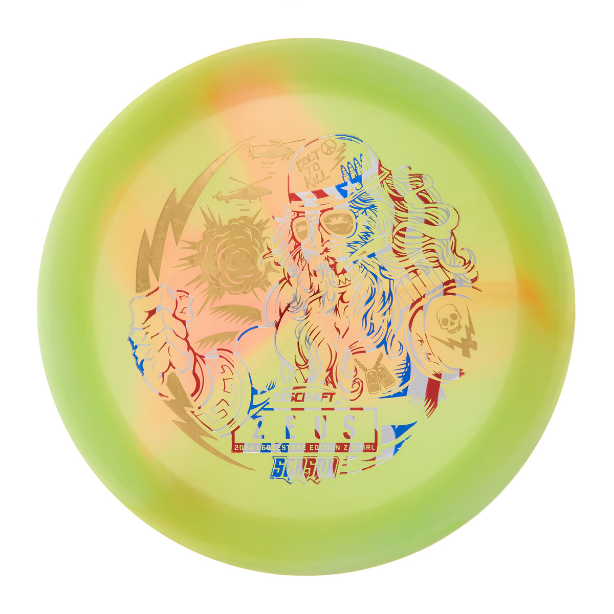 Discraft Zeus - 2024 Ledgestone Season One Z Swirl 175g | Style 0001 ...