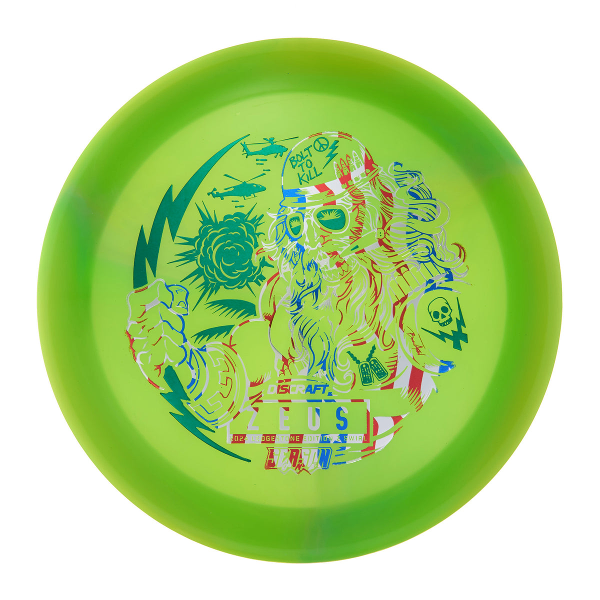 Discraft Zeus - 2024 Ledgestone Season One Z Swirl 175g | Style 0002 ...