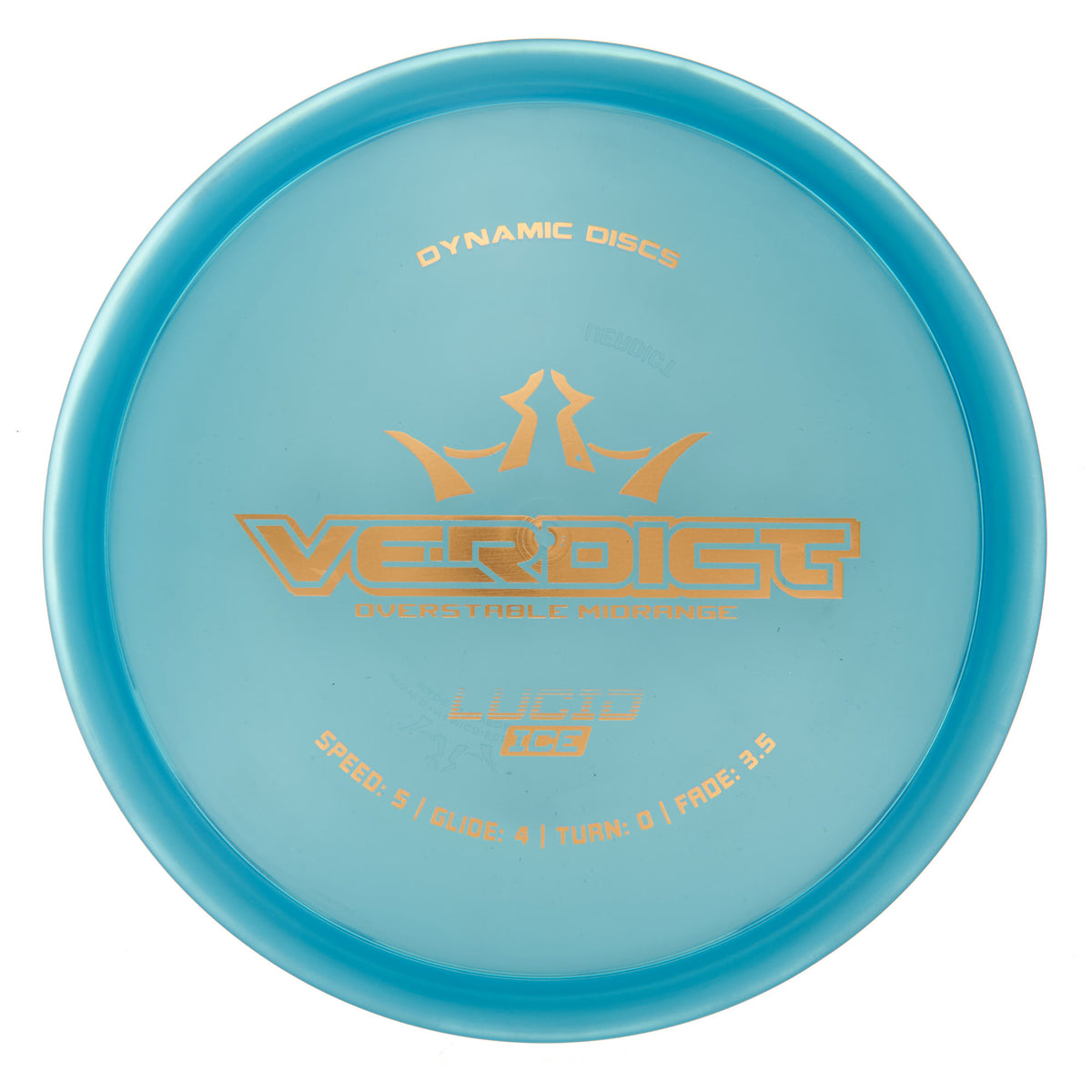 Dynamic Discs Verdict - Lucid Ice 174g | Style 0001 – Treemagnets Disc Golf