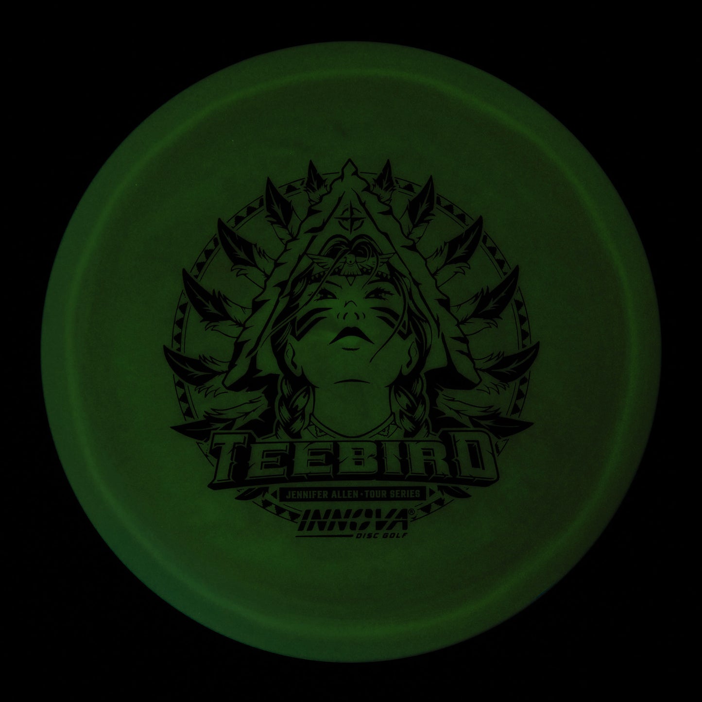 Innova Teebird - 2024 Jen Allen Tour Series Proto Glow Champion 178g ...