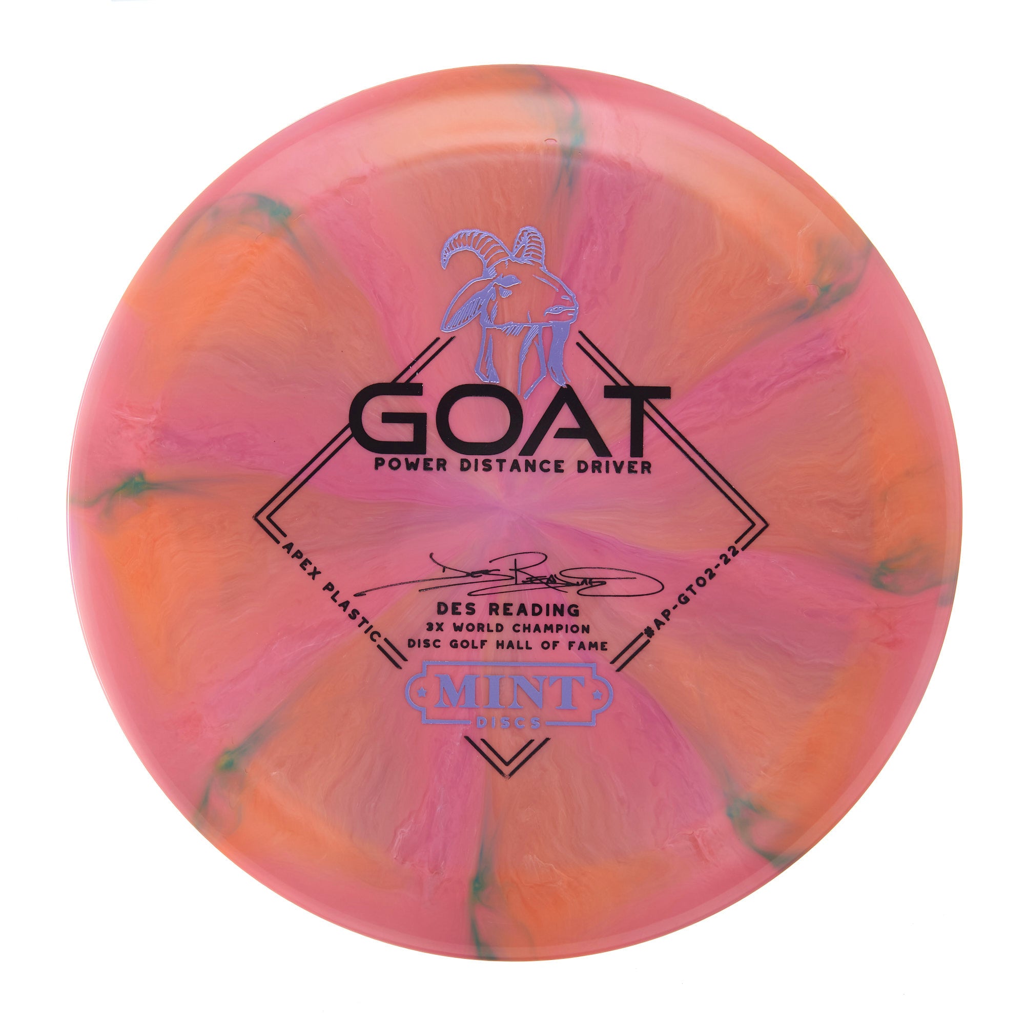 Mint Discs Goat - Des Reading 3X World Champion Swirly Apex 176g | Sty ...