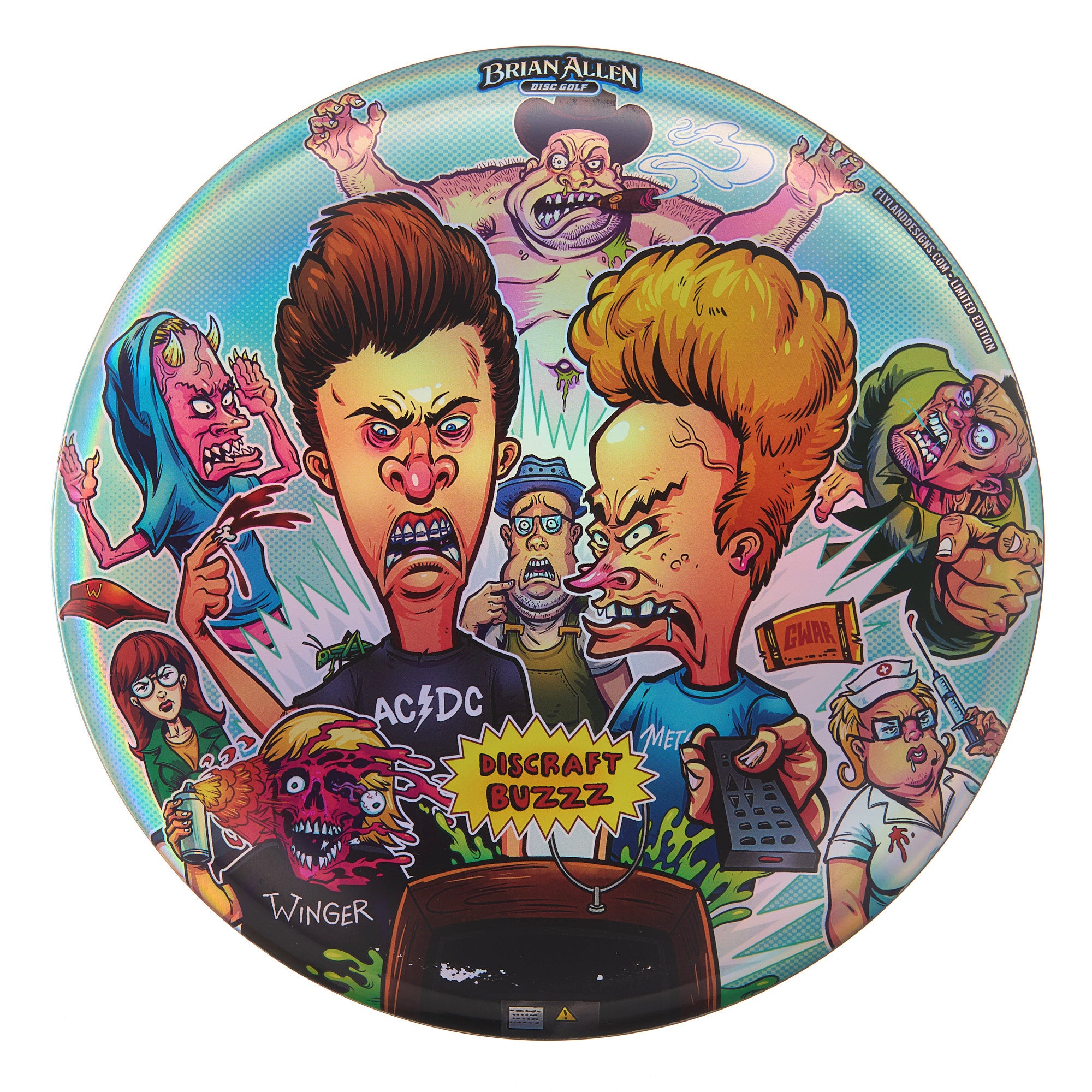 Factory Misprint Custom SuperColor ESP Buzzz – Treemagnets Disc Golf
