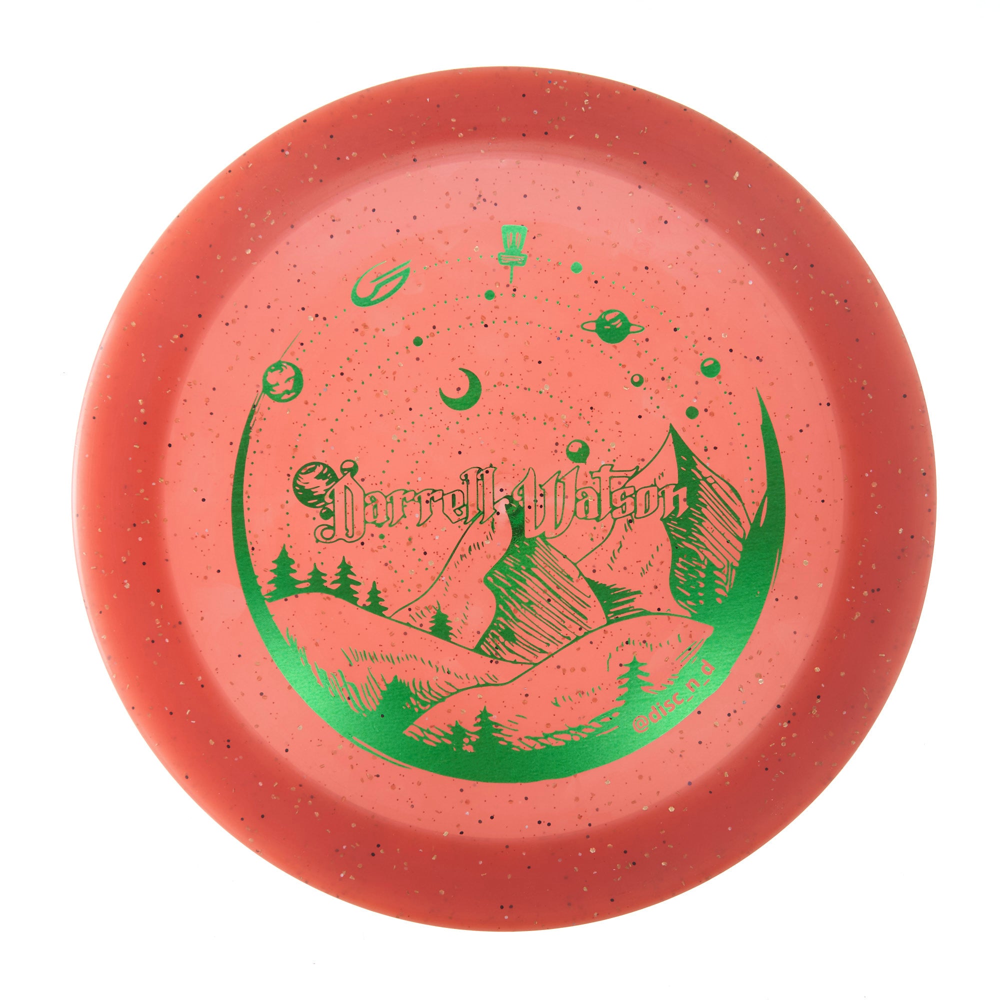 Darrell Watson Tour Series Diamond Metal Flake Realm – Treemagnets Disc ...