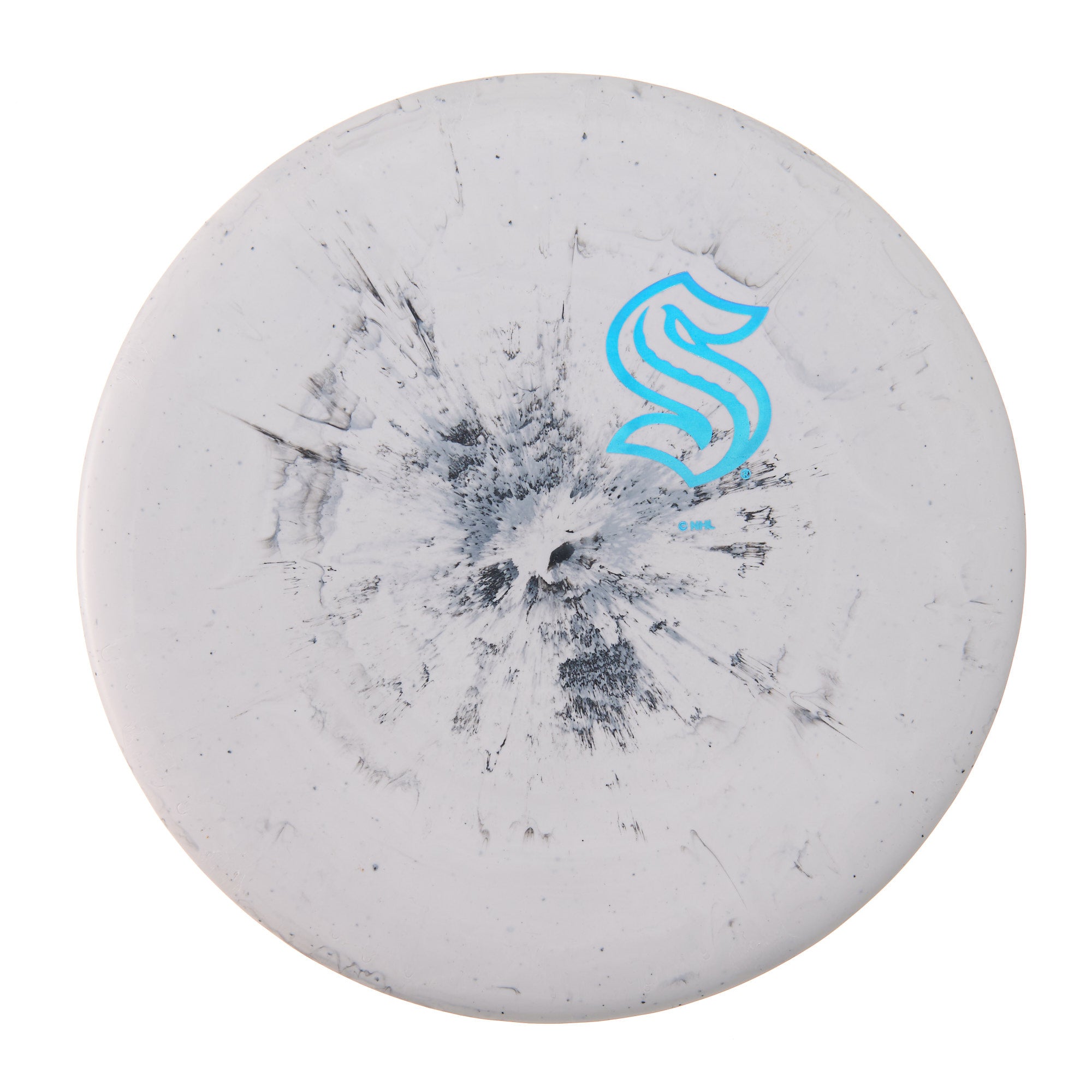 NHL Black Ice Seattle Kraken 300 Fractal PA-3 – Treemagnets Disc Golf