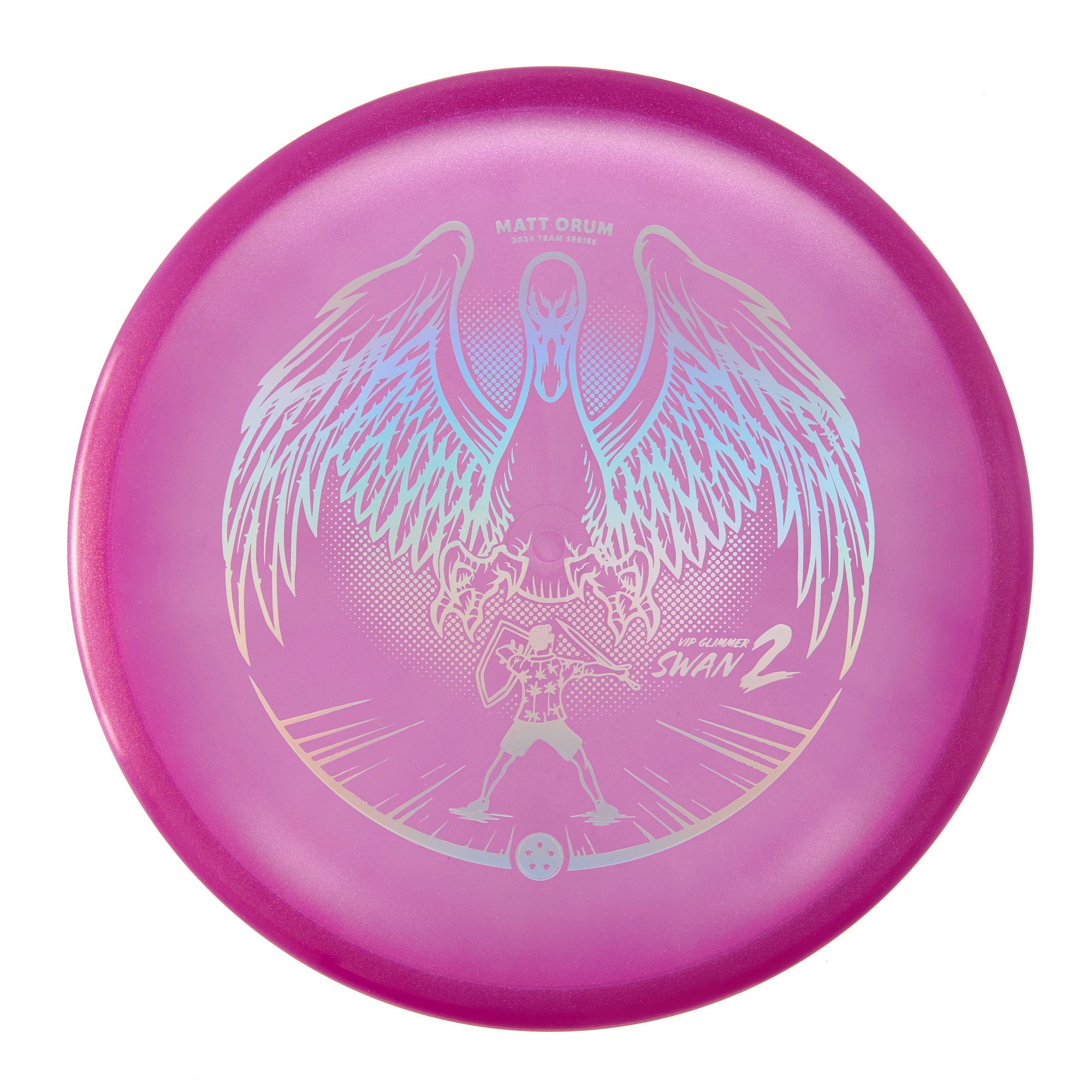 2024 Matthew Orum Team Series VIP Glimmer Swan 2 – Treemagnets Disc Golf
