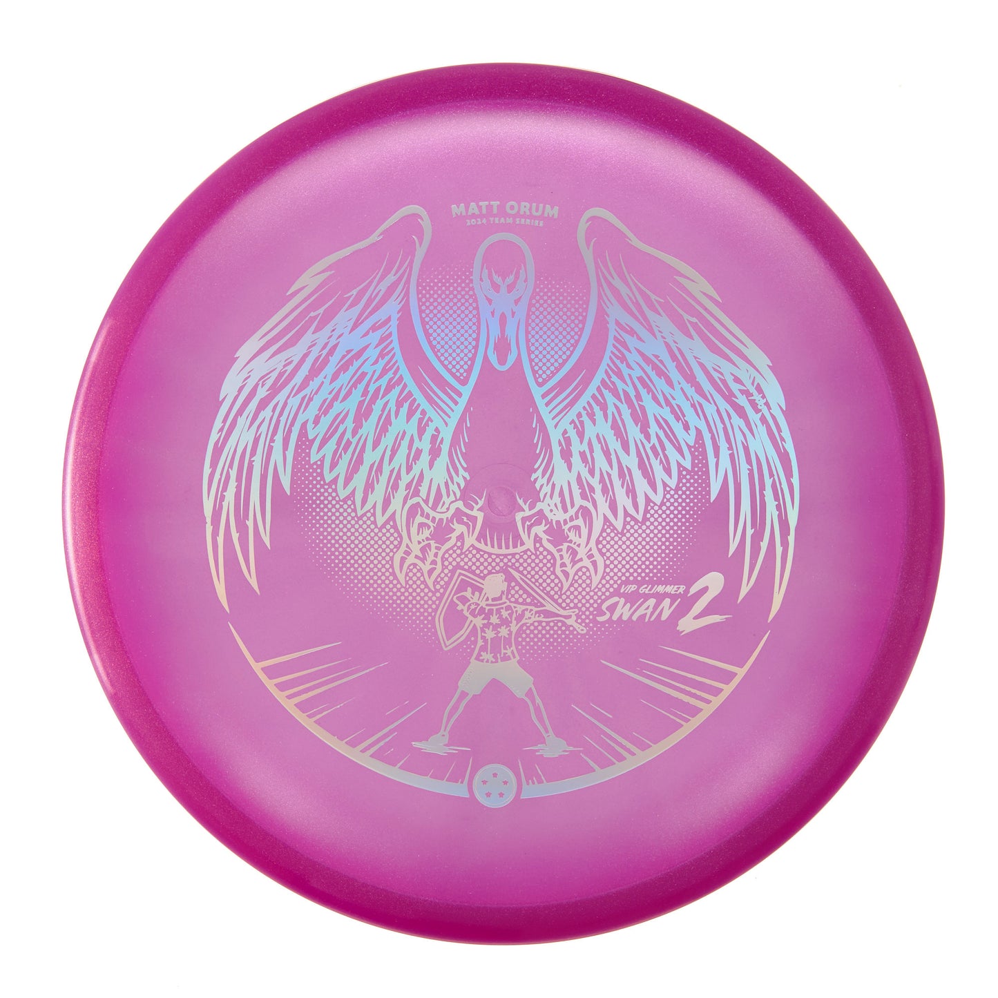 2024 Matthew Orum Team Series VIP Glimmer Swan 2 – Treemagnets Disc Golf