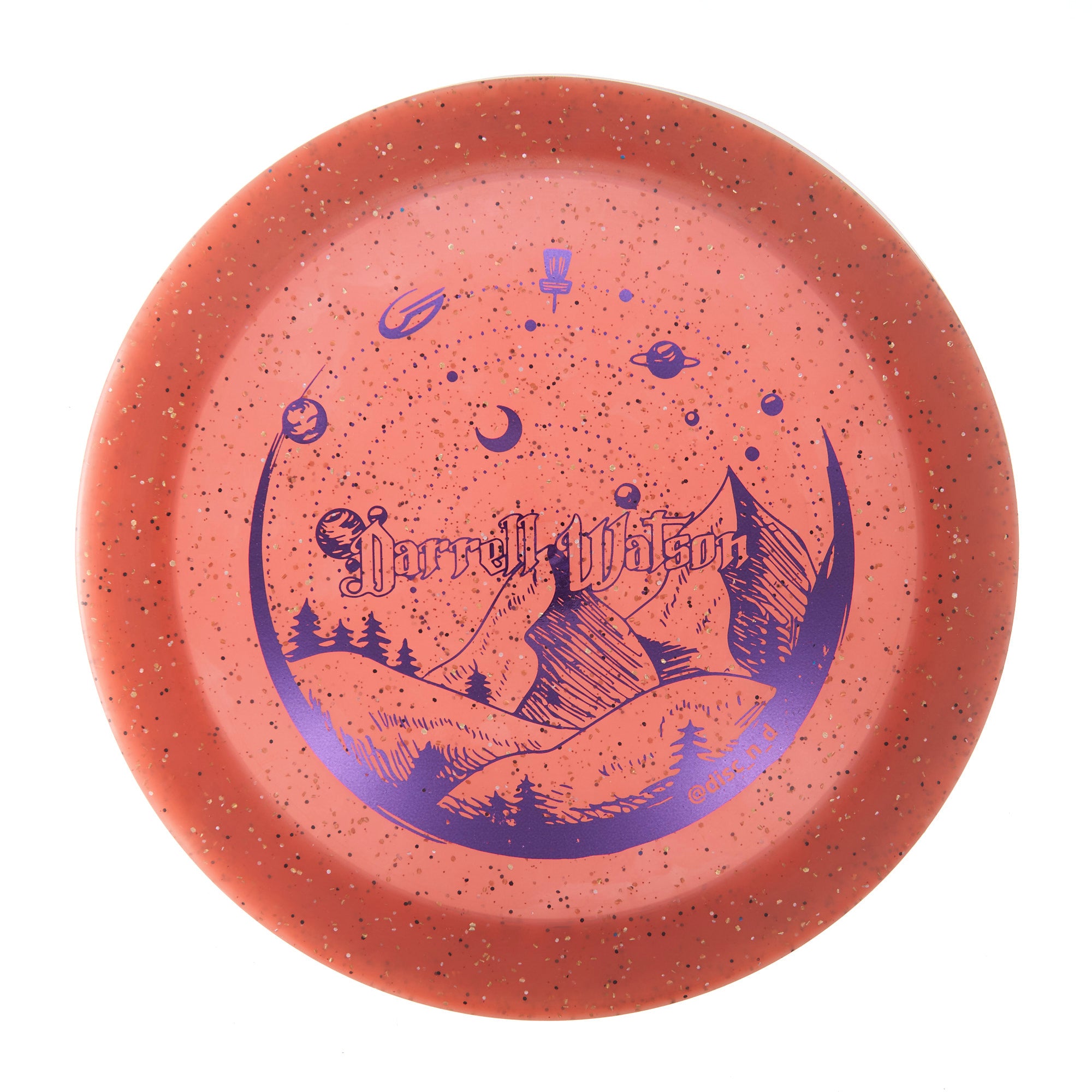 Darrell Watson Tour Series Diamond Metal Flake Realm – Treemagnets Disc ...