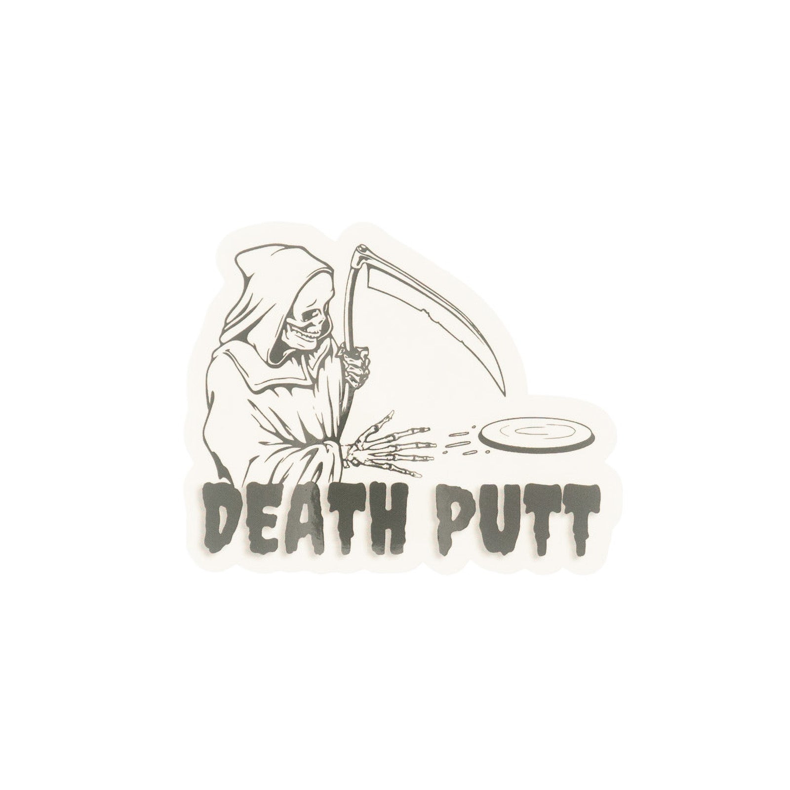 Death Putt Sticker – Treemagnets Disc Golf