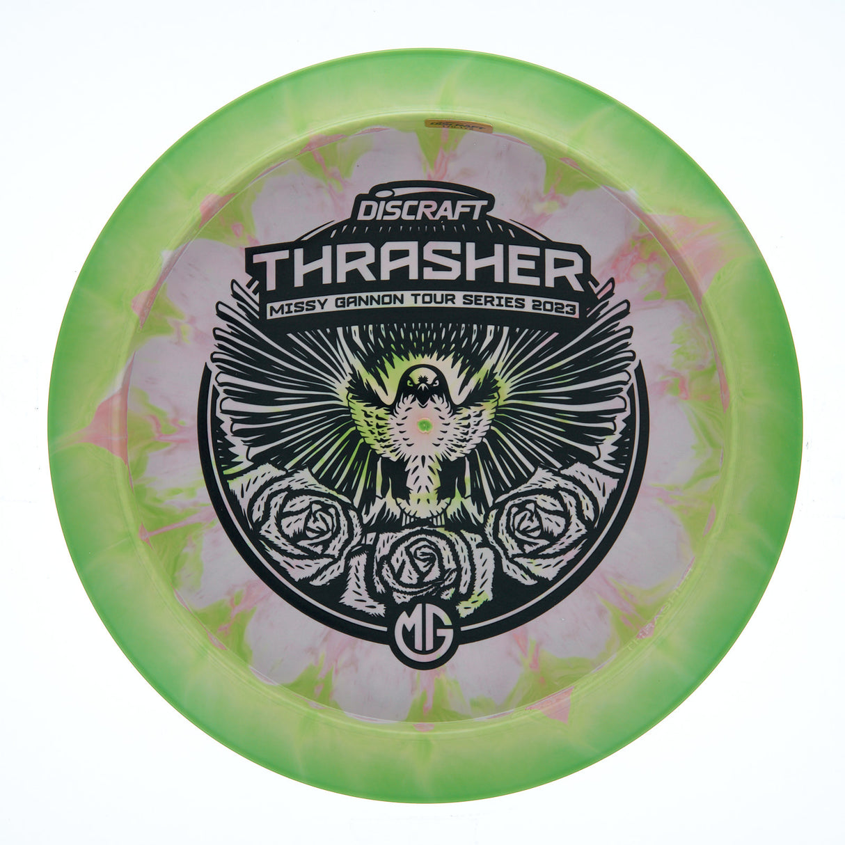 Discraft Thrasher - Missy Gannon Tour Series 2023 ESP 172g | Style 000 – Treemagnets Disc Golf
