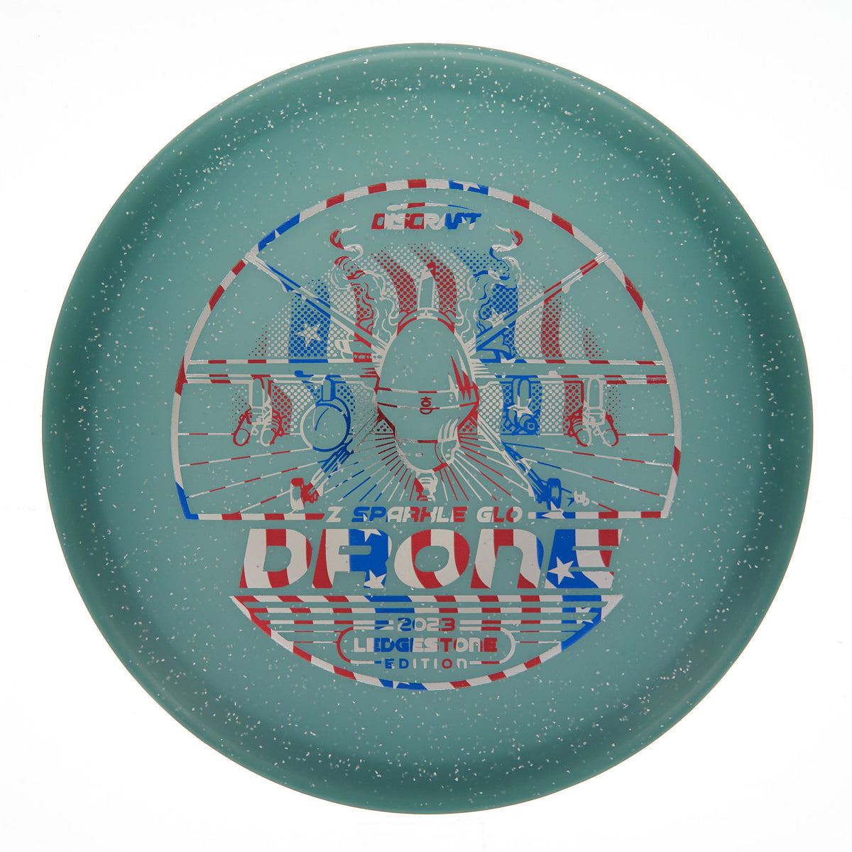 Discraft Drone - 2023 Ledgestone Edition Z Sparkle Glo 179g | Style 00 ...