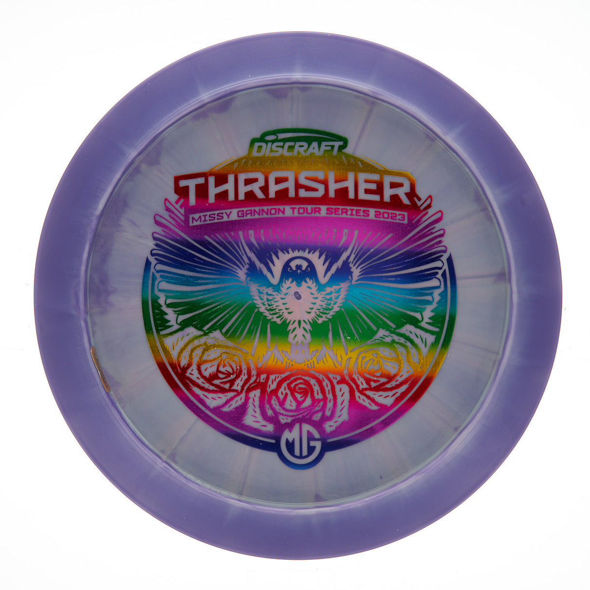Discraft Thrasher - Missy Gannon Tour Series 2023 ESP 174g | Style 000 – Treemagnets Disc Golf